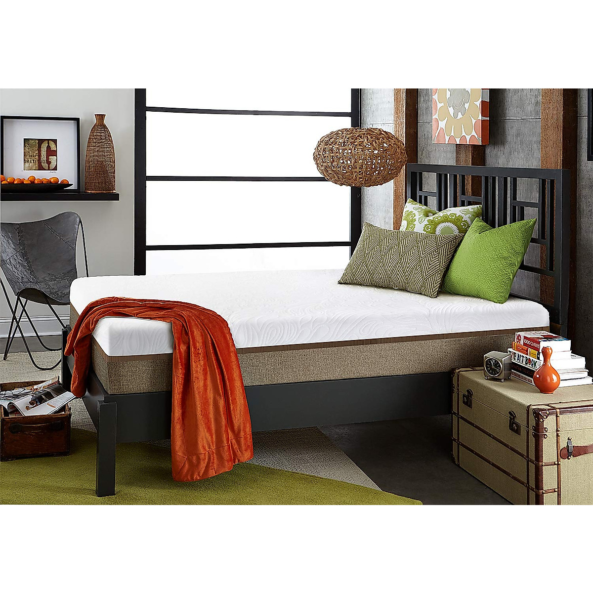 Live and Sleep Ultra 14 Inch Gel Memory Foam Mattress in A Box - Medium Balanced, Cool Bed in A Box, Certipur Certified - Advanced Body Support - Twin Size