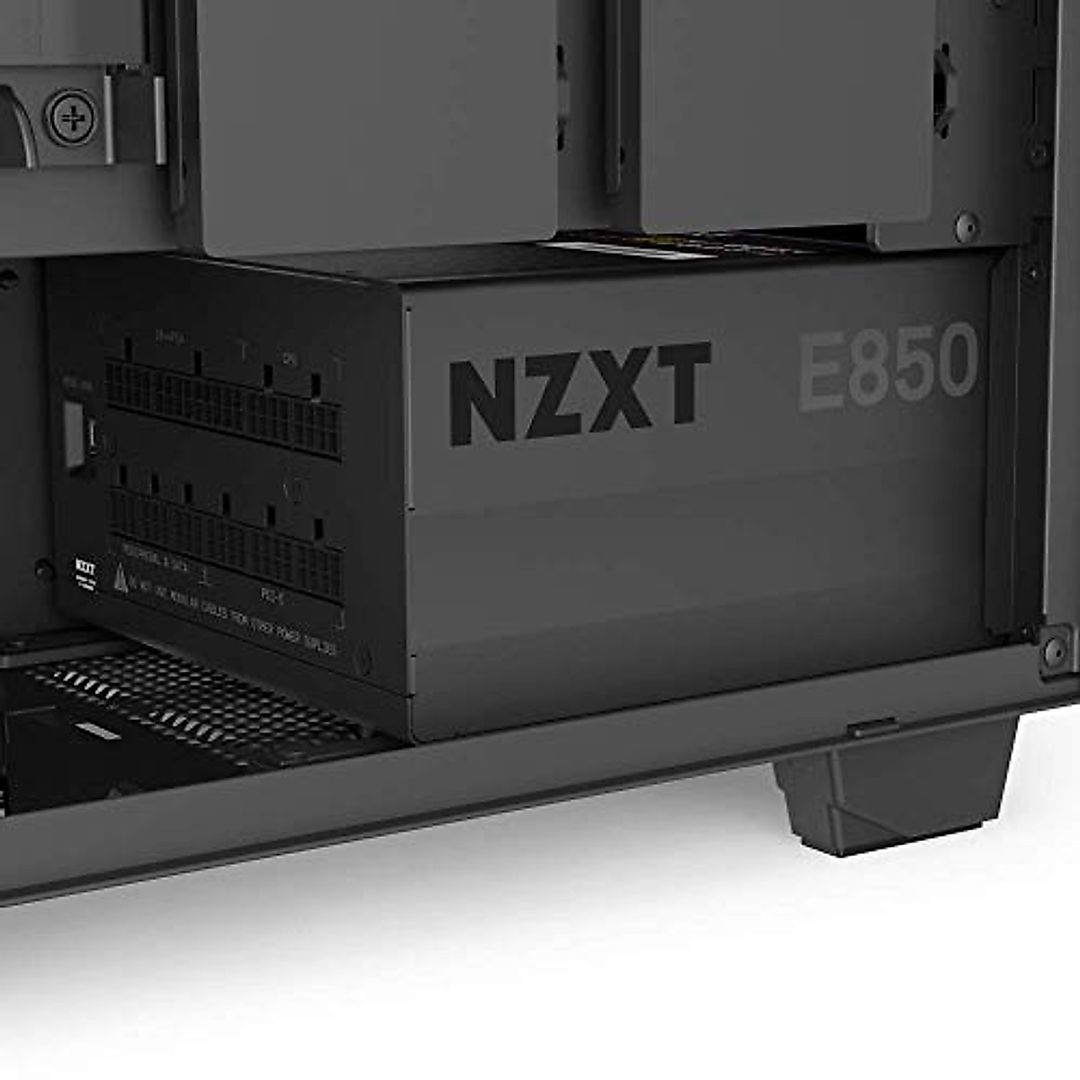 NZXT E850 - NP-1PM-E850A-US - 850-Watt ATX Gaming Power Supply (PSU) - Fully Modular Design - 80 Plus Gold Certified - Silent Operation - Digital Voltage and Temperature Monitoring - 10 Year Warranty