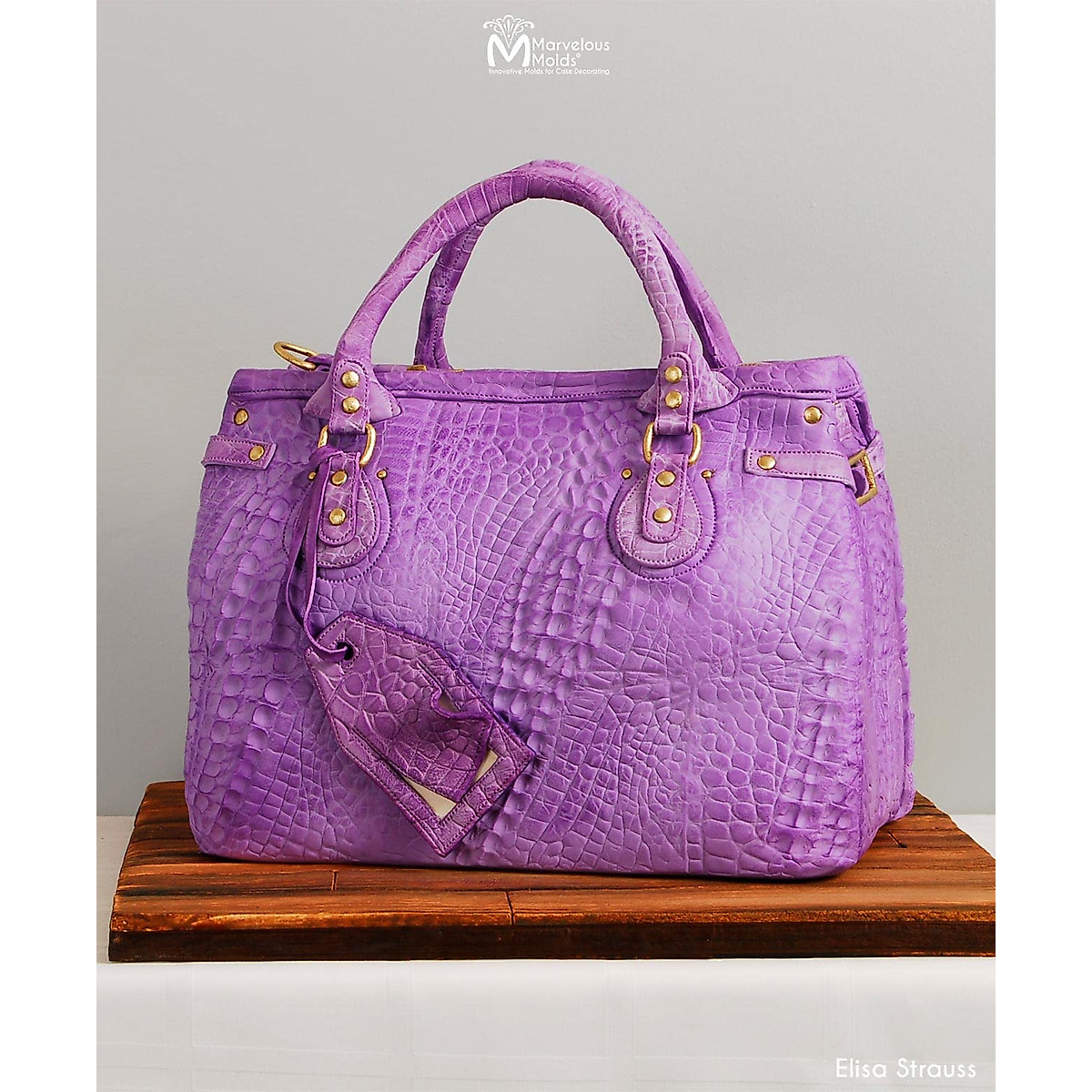 Marvelous Molds Alligator Silicone Impression Mat for Cake Decorating with Fondant Gum Paste