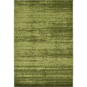 Unique Loom Del Mar Collection Area Rug - Lucille (6' 1" x 9' Rectangle, Green/ Hunter Green)