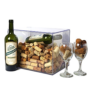 Clear Plastic Box - 12 1/2 "L X 8 1/2 "W X 8 1/2 "H - 4 Boxes