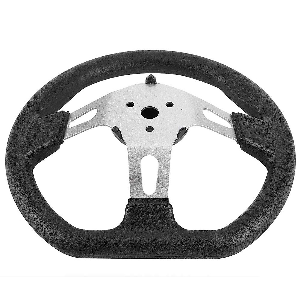 Acouto 270mm -Kart Steering Wheel with, Steering Wheel for -Kart Racing Cart Accessory