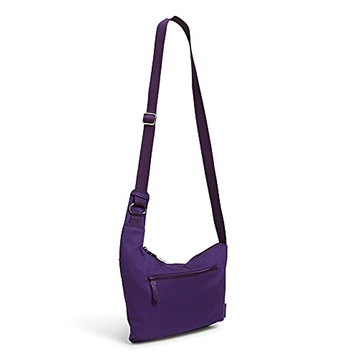 Vera Bradley Women's Cotton Crossbody Sling Purse, Elderberry - Recycled Cotton, One Size