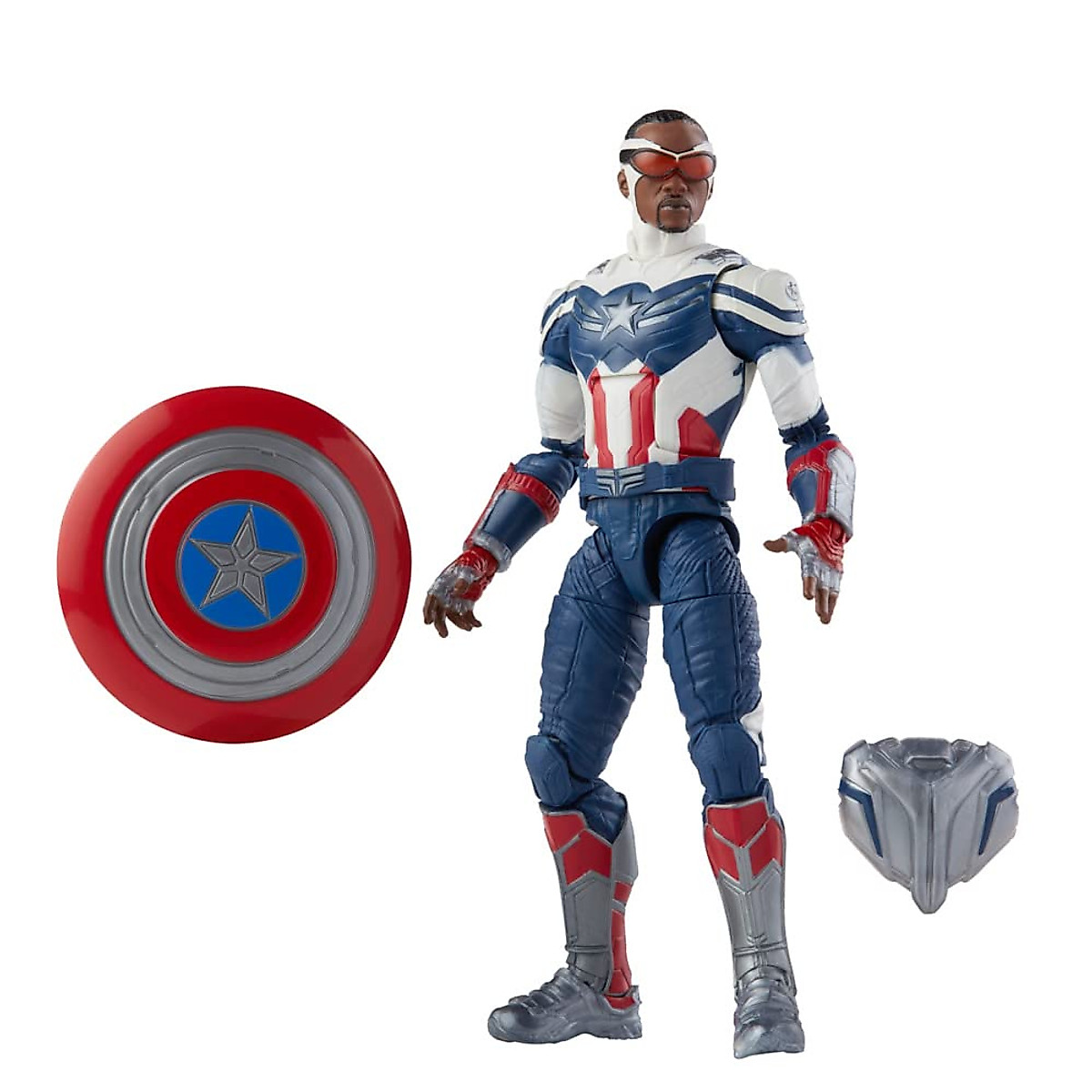 Avengers Hasbro Marvel Legends Series 6-inch Action Figure Toy Captain America: Sam Wilson Premium Design and 2 Accessories, for Kids Age 4 and Up
