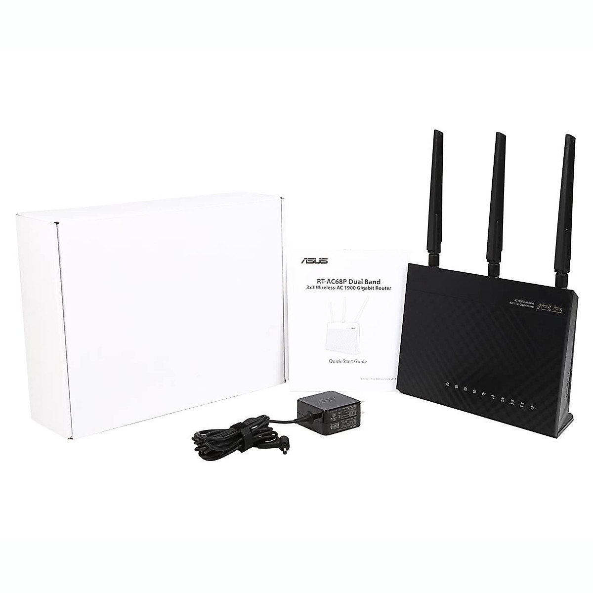 ASUS Wireless AC1900 Dual-Band Gigabit Wireless Router (RT-AC68P) (Renewed)