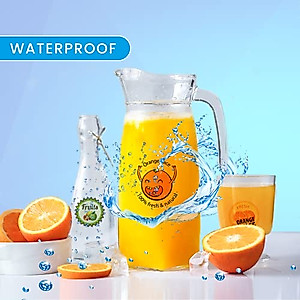 Uinkit 105Sheets Premium Clear Vinyl Sticker Paper for Inkjet Printer - Include 100 Sheets Clear and 5Sheets Glossy Label Waterproof, Dries Quickly Vivid Colors, Holds Ink Well