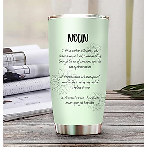 Work Besties Gifts For Women Funny Mugs For Coworkers Work Bestie Cup - Teacher Bestie Gifts Best Gifts For Coworkers Women Funny Tumblers For Coworkers Sunflower Tumbler (Definition Tumbler 20oz)