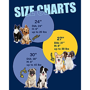 Pet Soft Small Dog Bed Cat Bed with Cover Cave - Round Calming Dog Beds Washable Cuddler Puppy Beds for Small, Medium Dogs and Cats (Grey, 27")