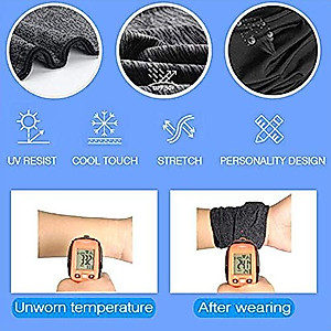 YAN XUAN 1PCS Ear Loops Neck Gaiter Balaclava Bandana Headwear,Ice Silk Cooling Face Scarf for Dust Outdoors Black