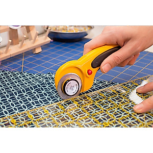 Premier Blades 45mm Rotary Cutter Blades - (15 Pack) Fits Fiskars, Olfa, Martelli Blades and More - Studio Fabric Cutter Wheel for Fabric & Paper