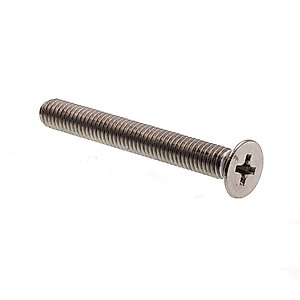 Prime-Line 9121388 Machine Screws, Metric, Flat Head, Phillips Drive, M5-0.8 X 40MM (10 Pack)