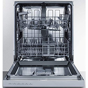 Summit DW2435SSADA 24"" ADA Compliant Dishwasher with 12 Place Settings 5 Cycles Digital Touch Control Energy Star in Stainless Steel