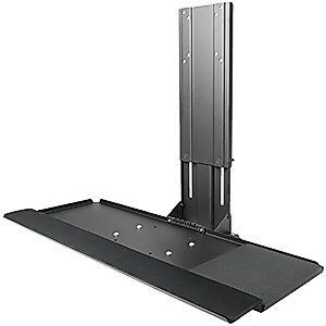 VIVO Computer Keyboard and Mouse Platform Tray, Adjustable VESA Mount Attachment, MOUNT-KB02