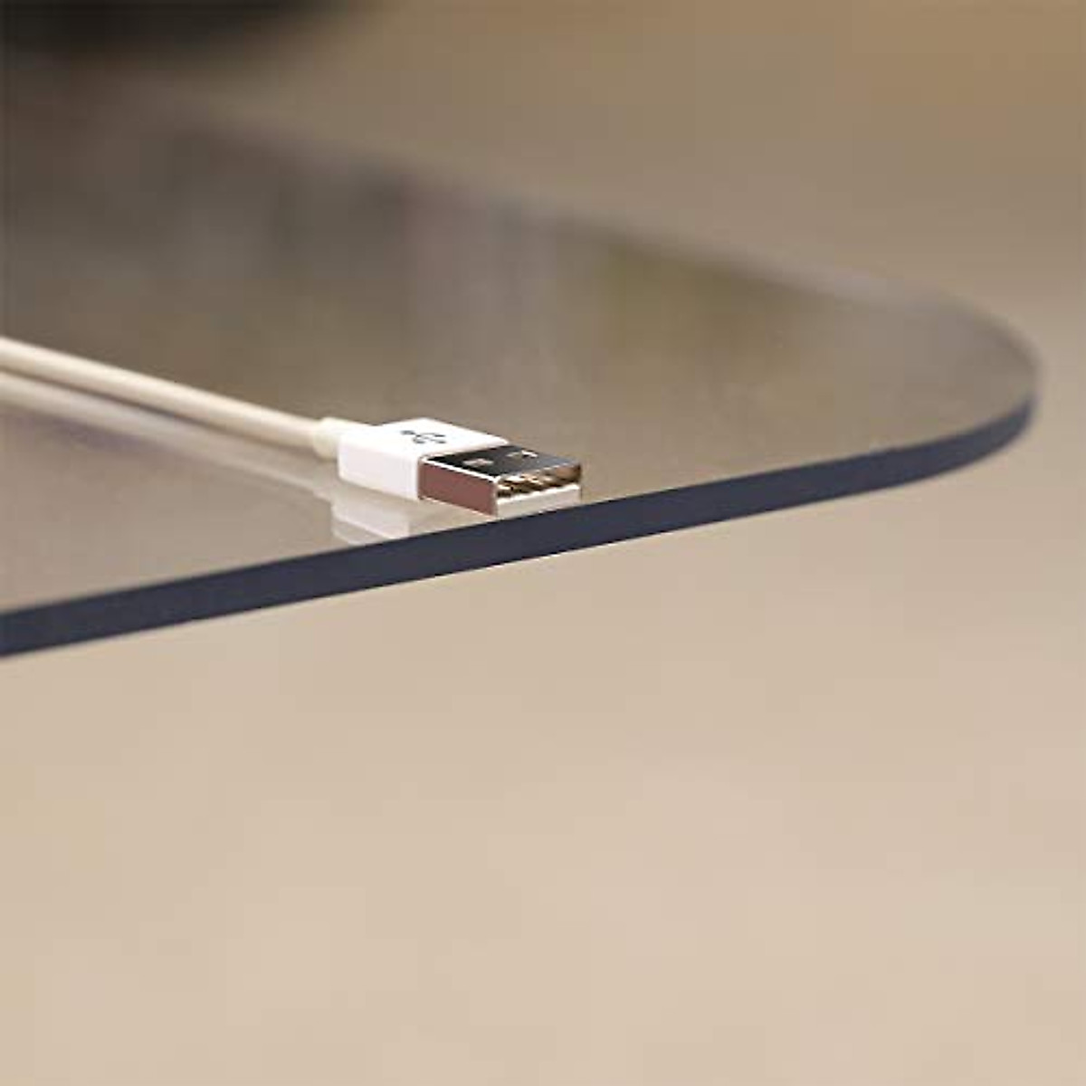 2Pack Crystal Clear 1/5" Thick 47" x 35" Heavy Duty Hard Chair Mat, Can be Used on Carpet or Hard Floor