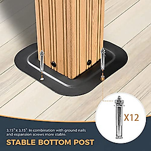 HAPPATIO 10' x 12' Hardtop Gazebo, Outdoor Wood Grain Frame Aluminum Gazebo, Double Roof Permanent Patio Gazebo Canopy with Netting and Curtains for Garden, Patio, Lawns, Parties (Beige)