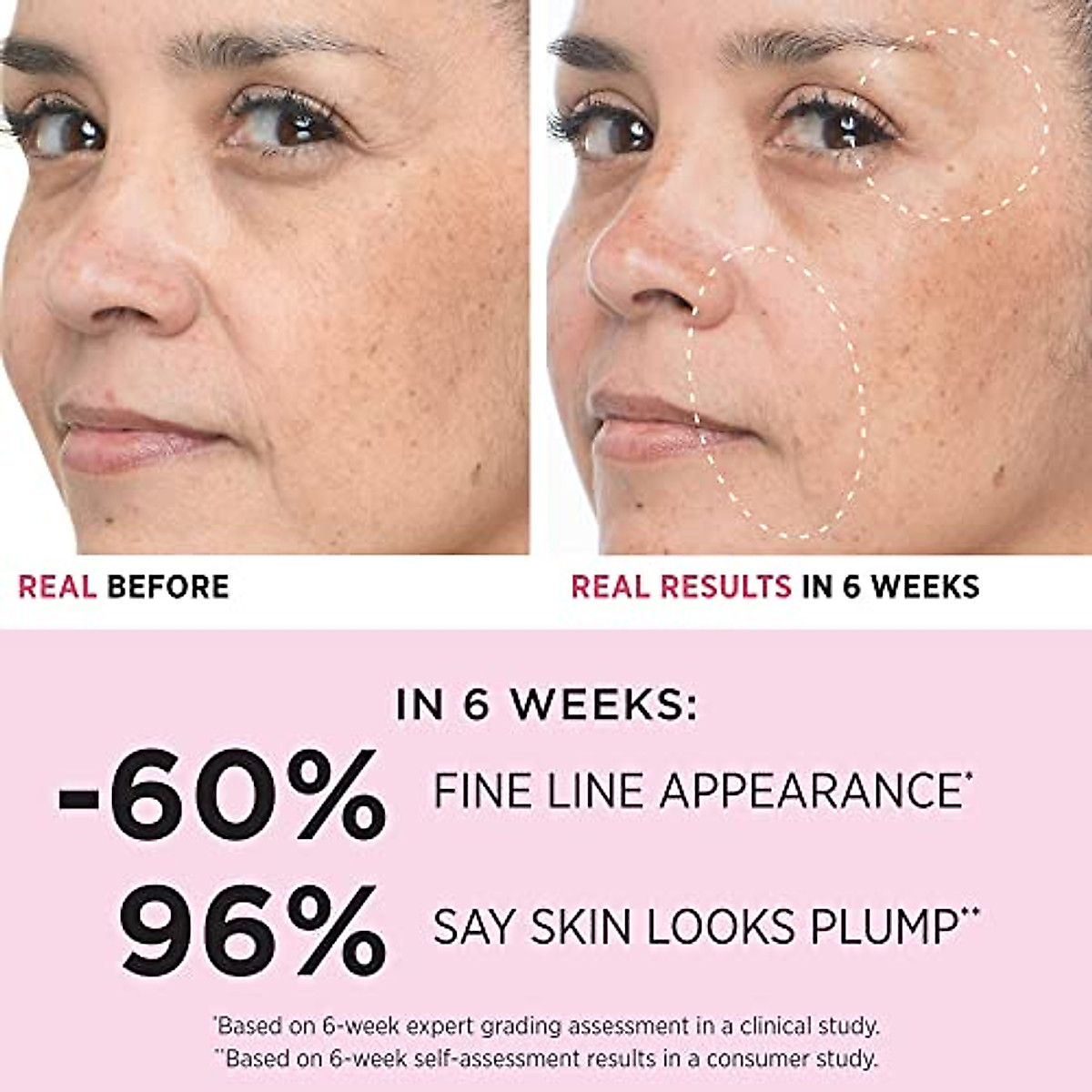 IT Cosmetics Bye Bye Lines 1.5% Hyaluronic Acid Serum - Visibly Plumps Skin & Smooths Fine Lines In 2 Weeks - With Peptide + Vitamin B5 - For All Skin Types - Vegan Formula - 1 fl oz