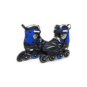 Chicago Skates Boys Adjustable Inline Skates - Medium Sizes J13-4 - Blue