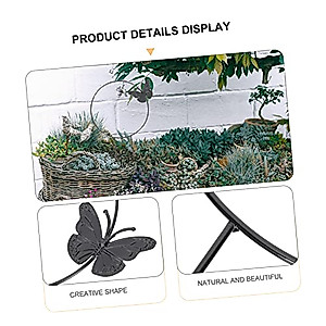 GANAZONO 2pcs Plant Climbing Frame Mini Roses Trumpet Stand Small Plant Metal Trellis Plant Support Garden Obelisk Support Plant Climbing Stand Iron Plant Climbing Stand Supporting Rack