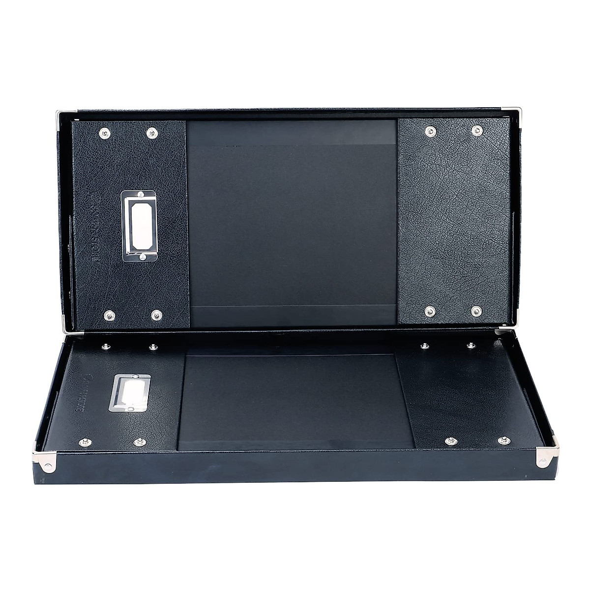 Snap-N-Store VHS Storage Box - Pack of 2 - Durable Movie Organizer Set with Lids - Boxes Hold up to 30 VHS Tapes - Black