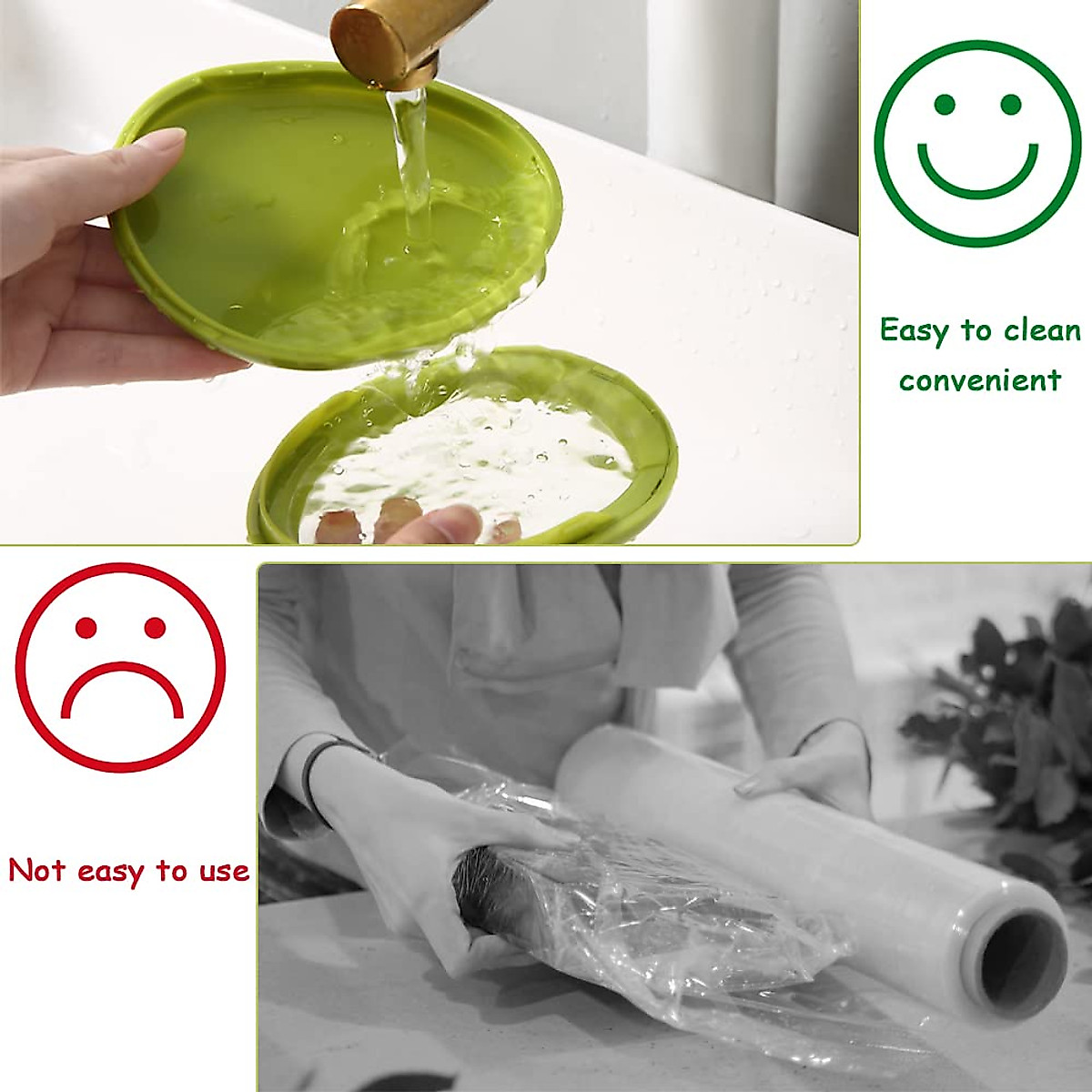 4 PCS Fresh Stretch Pod for Avocado Onion Lemon Tomato Saver and Storage Keeper Reusable Avocado Stretch Storage Containers Food Storage Box for Fruit and Vegetable Storage