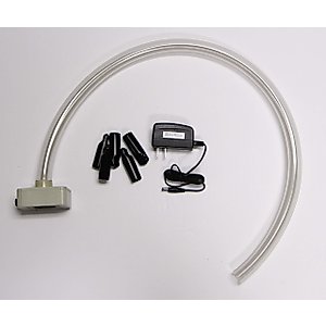 Beer Tower Cooler with 5 Faucet Caps (Black)