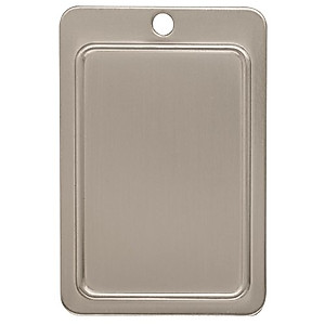 Amerock | Cabinet Cup Pull | Satin Nickel | 3 inch (76 mm) Center to Center | Sea Grass | 1 Pack | Drawer Pull | Drawer Handle | Cabinet Hardware