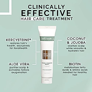 Follicle Hero Hair Growth Conditioner, Keratin Conditioner Hair Fall Solution for Women and Men, Paraben-Free Volumizing Conditioner for Fine Hair, 5.1 fl oz - KeraHealth