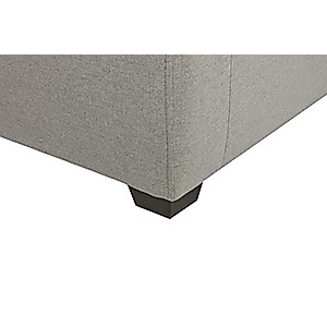 Amazon Brand – Stone & Beam Balkan Contemporary Rolled-Arm Sofa Couch, 91"W, Light Grey