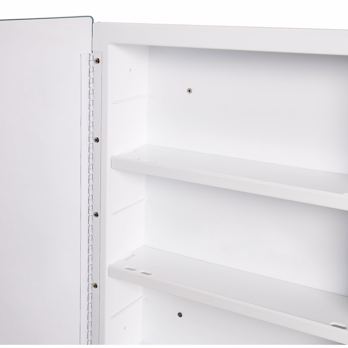 IDYLLOR Plastic Medicine Mirror Cabinet for Bathroom 16 x 20 inch, Surface and Recessed Mount