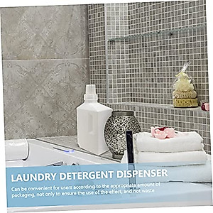 Cabilock 10 Pcs Laundry Detergent Bottle Shampoo or White