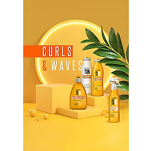 RECAMIER Professional Salon In Texturizing Frizz Control Curly Hair Spray for Styling | Curl Refresher Care Products Crema para Peinar el Cabello Rizado