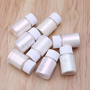 Cherjoury 8 Color Colorshift Pearl Pigment for Aurora Resin Pigment Mica Polarized Pearlescent Pigment Kit Jewelry Making8 Bottles Powder Bottle 5.5X2.5Cm
