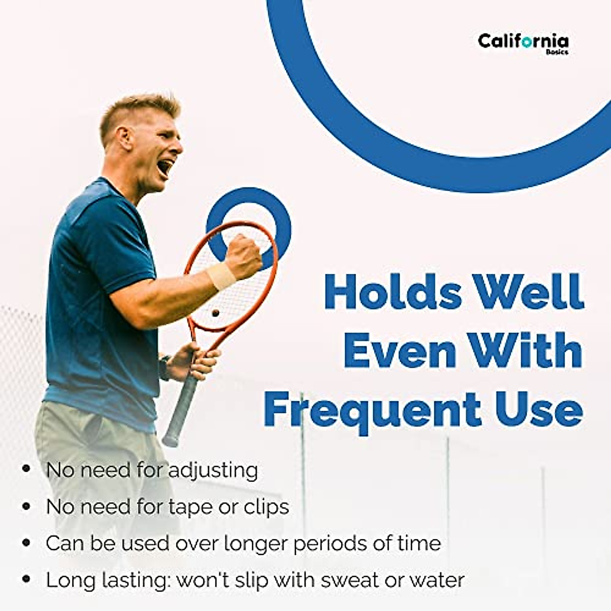 California Basics Self-Adhesive Bandage Wrap - 4 inch, 12 Pack - Suitable for All Sports - Breathable Athletic Tape for Wrists - Knee and Ankle