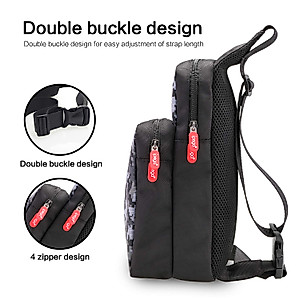 HEATFUN Bag for Nintendo Switch, Durable Shoulder Bag for Nintendo Switch and Nintendo Switch Accessories - Camouflage