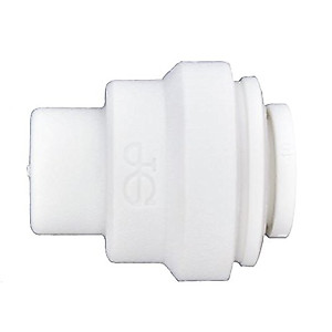 John Guest Speedfit PP4608W Polypropylene 1/4" OD Push-to-Connect End Cap (10-Pack), White