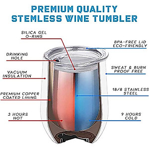 Personalized Stethoscope Wine Tumbler - Yes I'm A Nurse - Nurses and Doctors Birthday and Graduation Gifts Men and Women - 12oz Stemless Cup with Lid