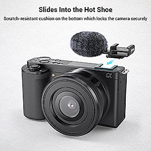 SmallRig Cold Shoe Adapter with Windshield for Sony ZV-E10, ZV-1 and ZV-1F - 3526