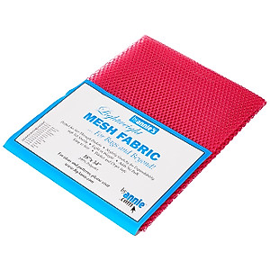 Annie PBA02032 Mesh Fabric Lightweight 18"x 54" Lipstick, 18" by 54"