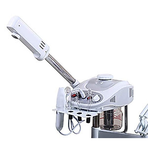 Funnylife 3 in 1 Aromatherapy Facial Steamer, 5X Magnifying LED Lamp, High Frequency Machine,Salon Spa Beauty Equipment