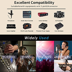 Y.D.F 3.3 Ft 4 CH Multi Network Snake Receiver Over Ethercon Cable XLR Snake Box Extender for Stage Lighting and Recording Studio- XLR/AES/DMX Channel Over Cat5E/Cat6/Cat7 Cable (1 Male+1 Female