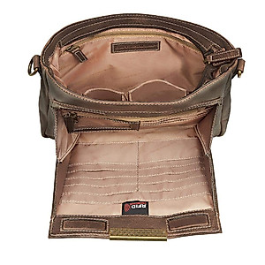 Concealed carry Distressed Buffalo Crossbody by Gun Tote'n Mamas