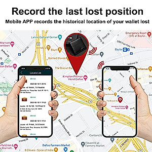 Trackable Bluetooth Anti-Lost Wallet for Men, Minimalist Slim Leather Wallet with GPS Position Locator & Finder Tracker Credit Card Gift Box