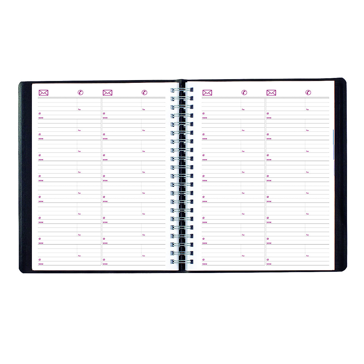 Brownline 2023 Essential Daily Planner, Appointment Book, 12 Months, January to December, Twin-Wire Binding, 11" x 8.5", Black (CB965.BLK-23)