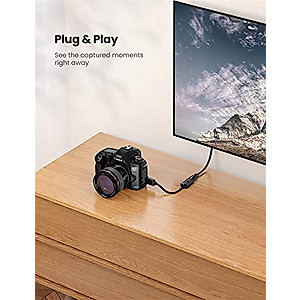 UGREEN Mini HDMI Adapter Mini HDMI to HDMI Female Cable 4K Compatible with Raspberry Pi Zero 2 W/W DSLR Camera Camcorder Graphics Video Card Laptop Pico Projector Tablet 8 Inch