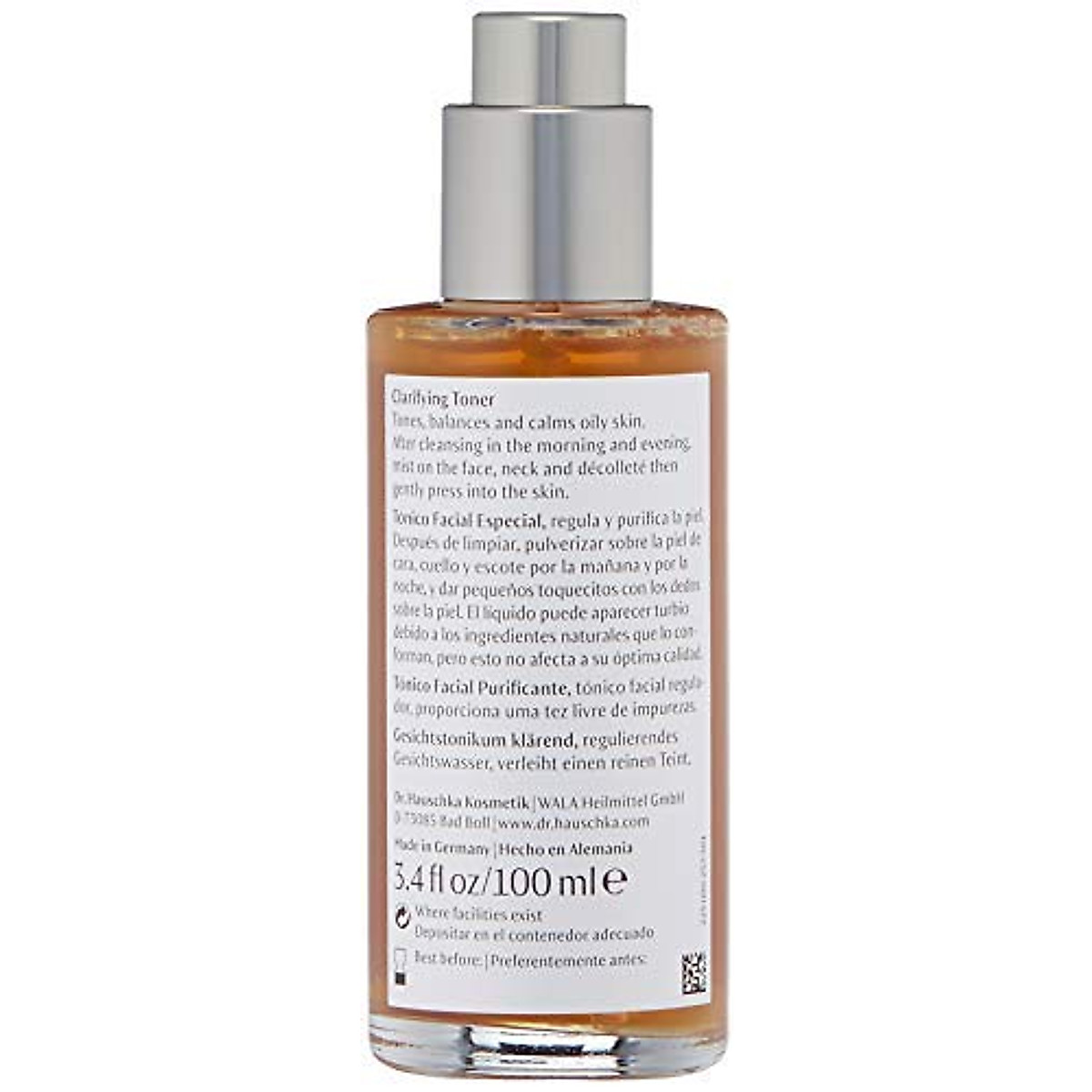 Dr. Hauschka Clarifying Toner, 3.4 Fl Oz