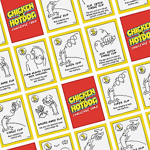 Big Potato Chicken vs Hotdog: The Ultimate Challenge Party Game for Flipping-Fun Families, Board Game for Game Nights