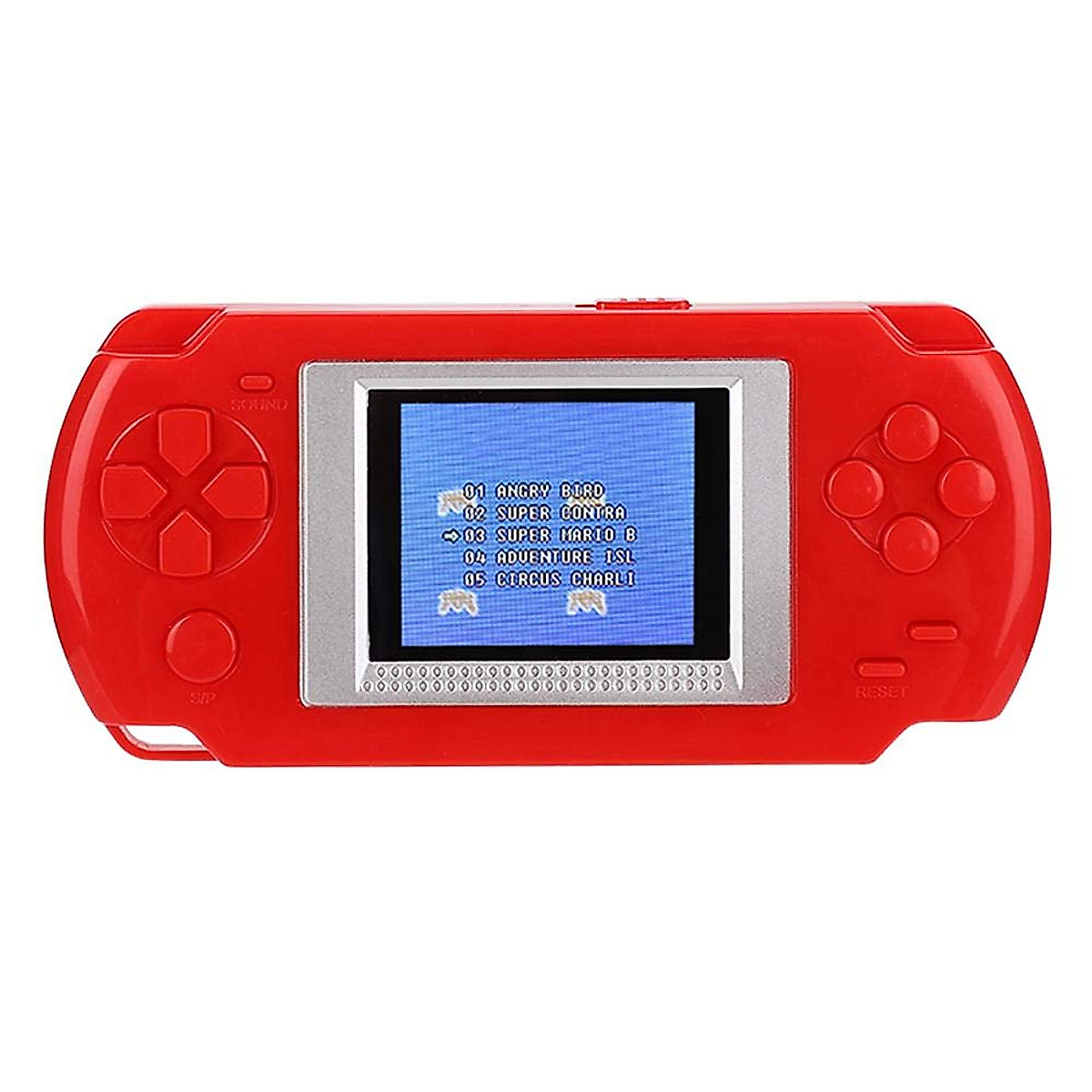 Handheld Game for Kids, Children Game Console,2.0-inch Handheld Game Console Color Screen Ideal Children 268 in 1(red)