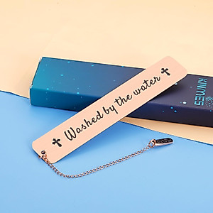 Baptism Gifts for Girls Boys, Baby Showe Gifts, First Communion Gifts for Goddaughter Godson Baby Teen Adult Boys Girls, Catholic Religious Bookmarks Gifts Serenity Prayer Bookmark