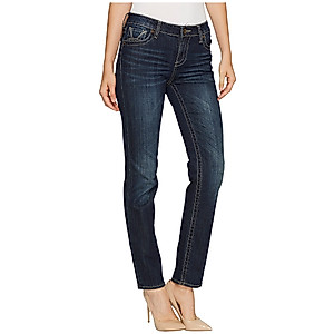 KUT from the Kloth Stevie Straight Leg Jeans - Jeans for Women - Straight Leg - Cotton & Spandex Blend Fabric Straight Leg Jeans Wise Wash w/EUR 16 30