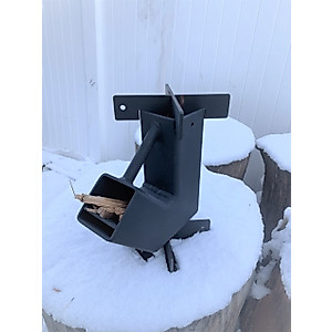Rocket Stove With Removable Top Grill And Legs